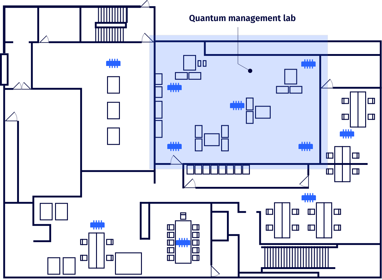 Detecting interference and ensuring secure operations at quantum ...